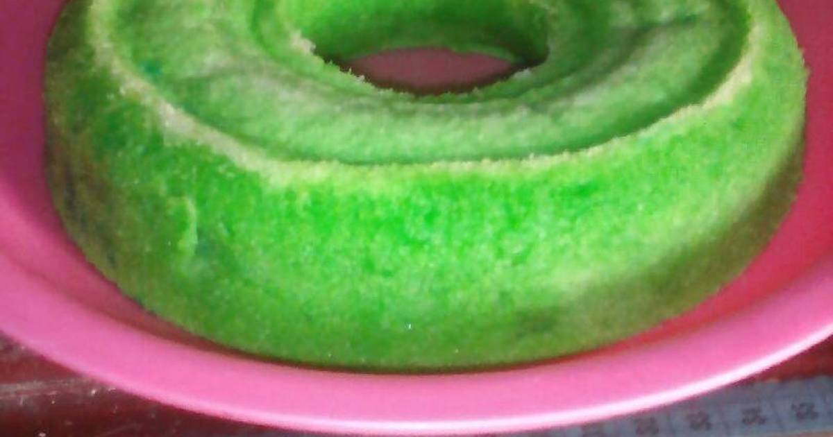 Resep Bolu hijau pandan oleh dewie - Cookpad