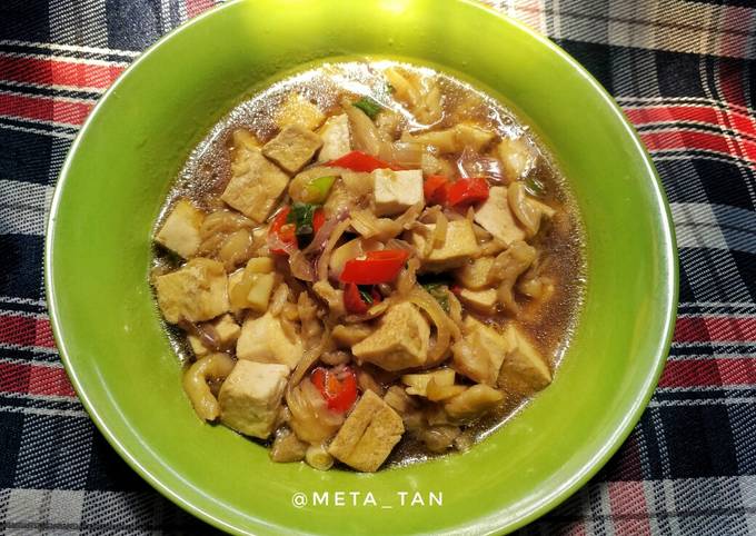 Resep Tumis jamur dan tahu oleh Meta Tanjung - Cookpad