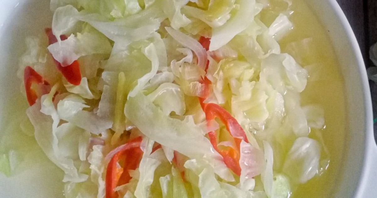 Resipi Sayur Kobis Rebus Halia oleh Q'leenalee's Kitchen - Cookpad
