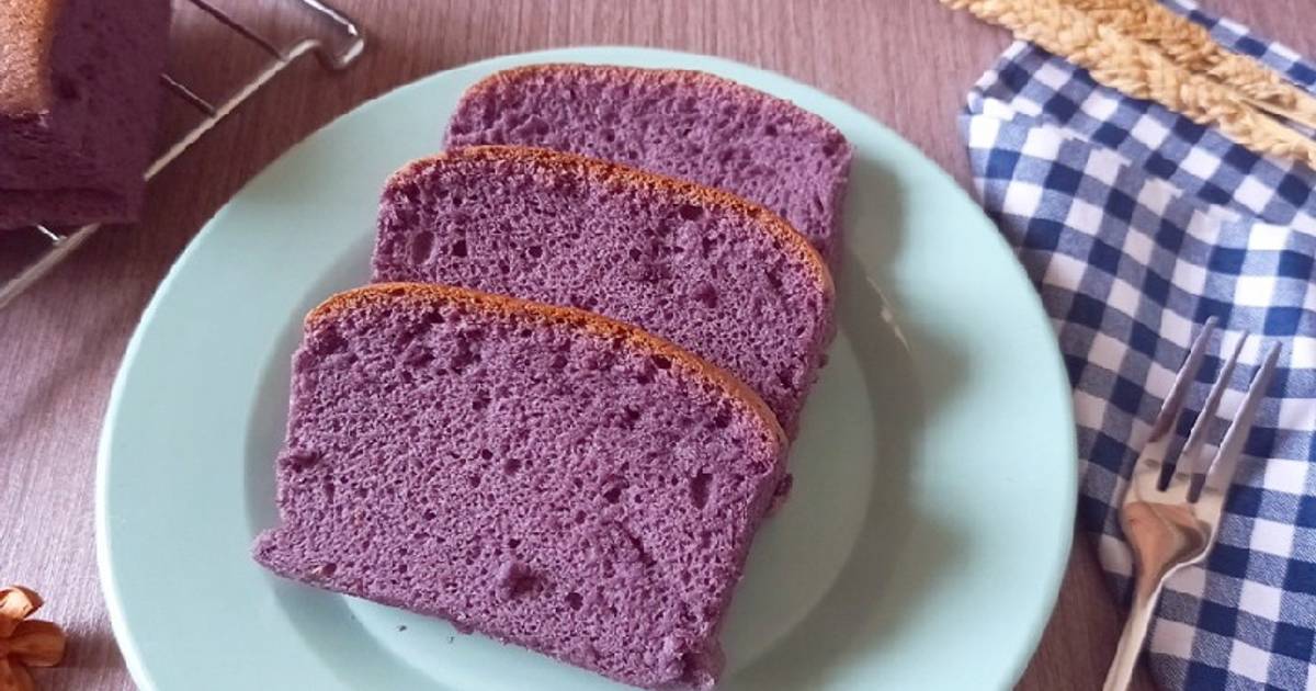 23 resep sponge cake ubi ungu enak dan mudah - Cookpad
