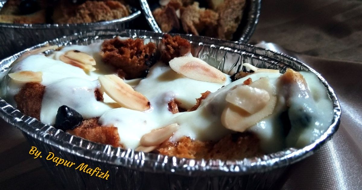 Resep Bread Pudding With Vanilla Sauce Ci Tintin Rayner oleh Anfizha ...