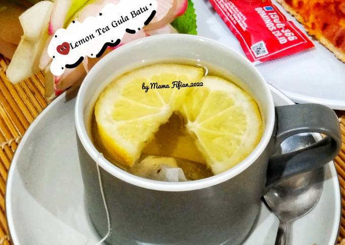 Resep Lemon 🍋 Tea Gula Batu oleh Lanjarsih/Mama Fifian ( MasakanRumahan ...