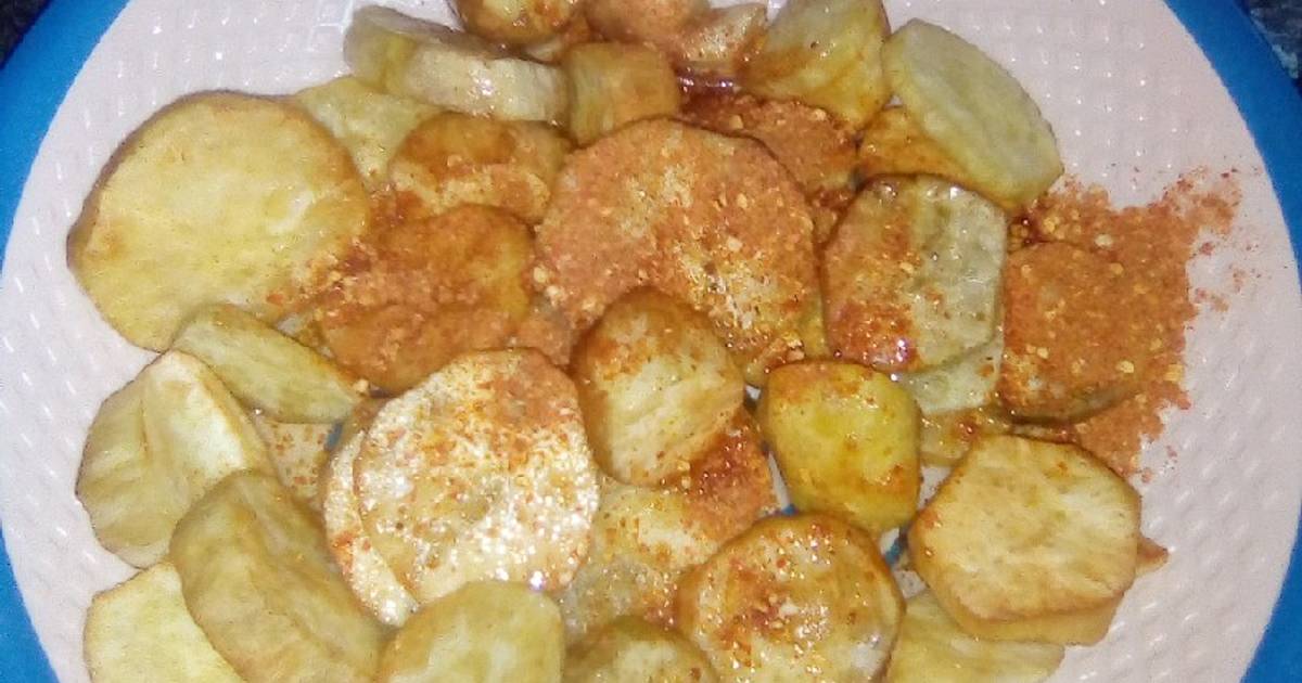 Soyayyen dankalin Hausa da mai da yaji girki daga Fateema Hamisu - Cookpad Soyayyen dankalin Hausa da mai da yaji girki daga Fateema Hamisu - Cookpad