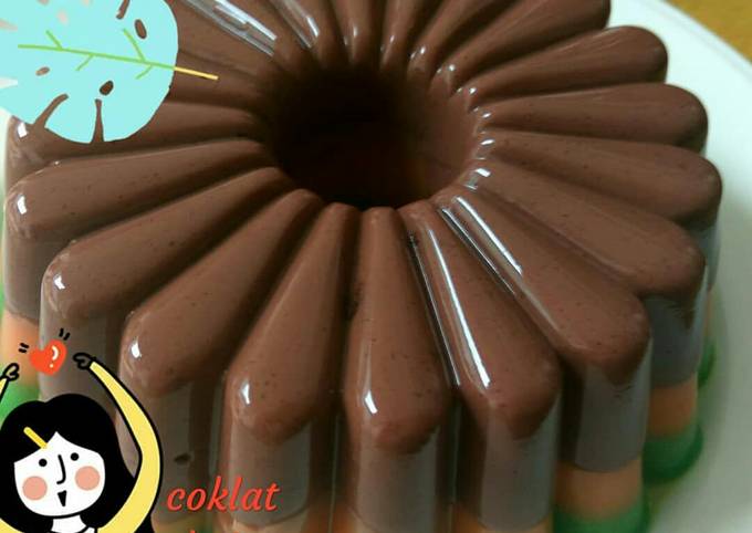 Resep Puding Tiga Lapis oleh Madame Yooo - Cookpad