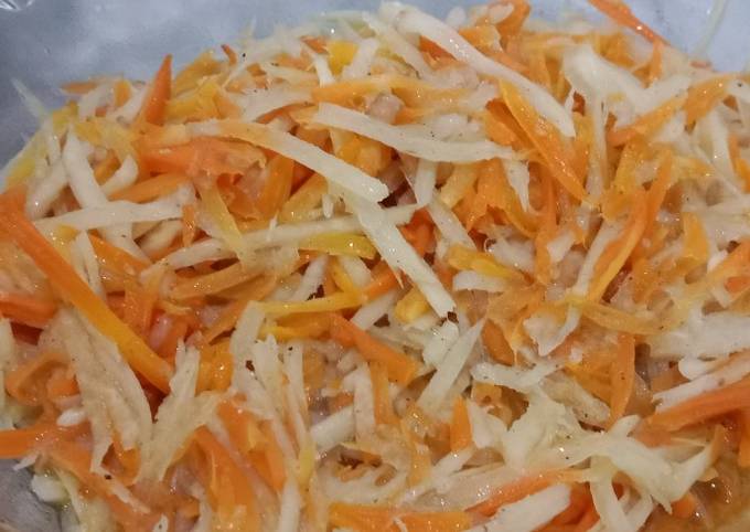 Resep Tumis wortel bengkuang oleh whirany - Cookpad