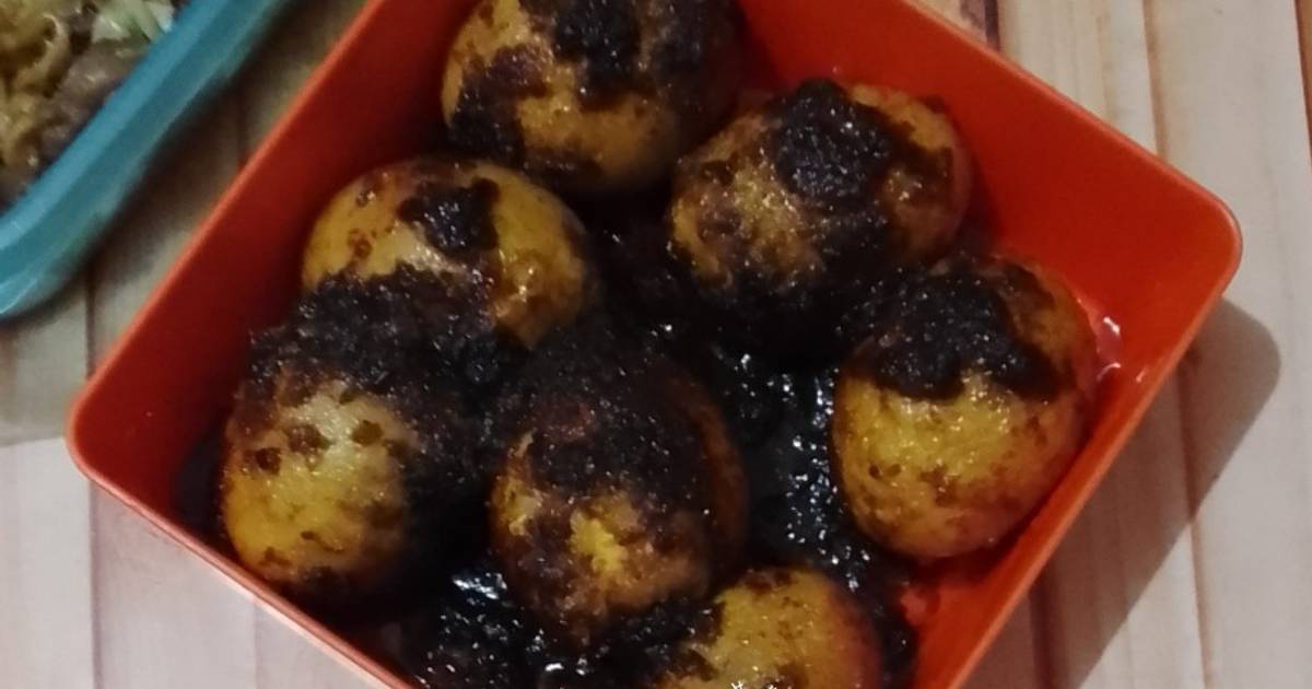 Resep Telur bulat kecap oleh Ani Brilian - Cookpad