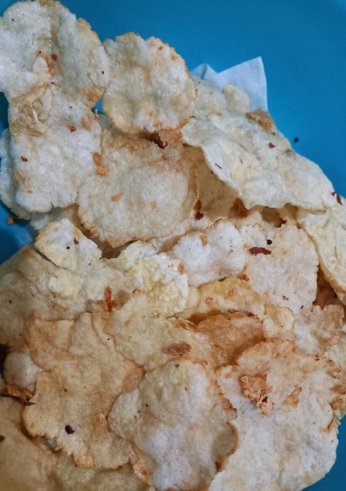 Resep Emping Gurih Bawang Putih oleh novita - Cookpad