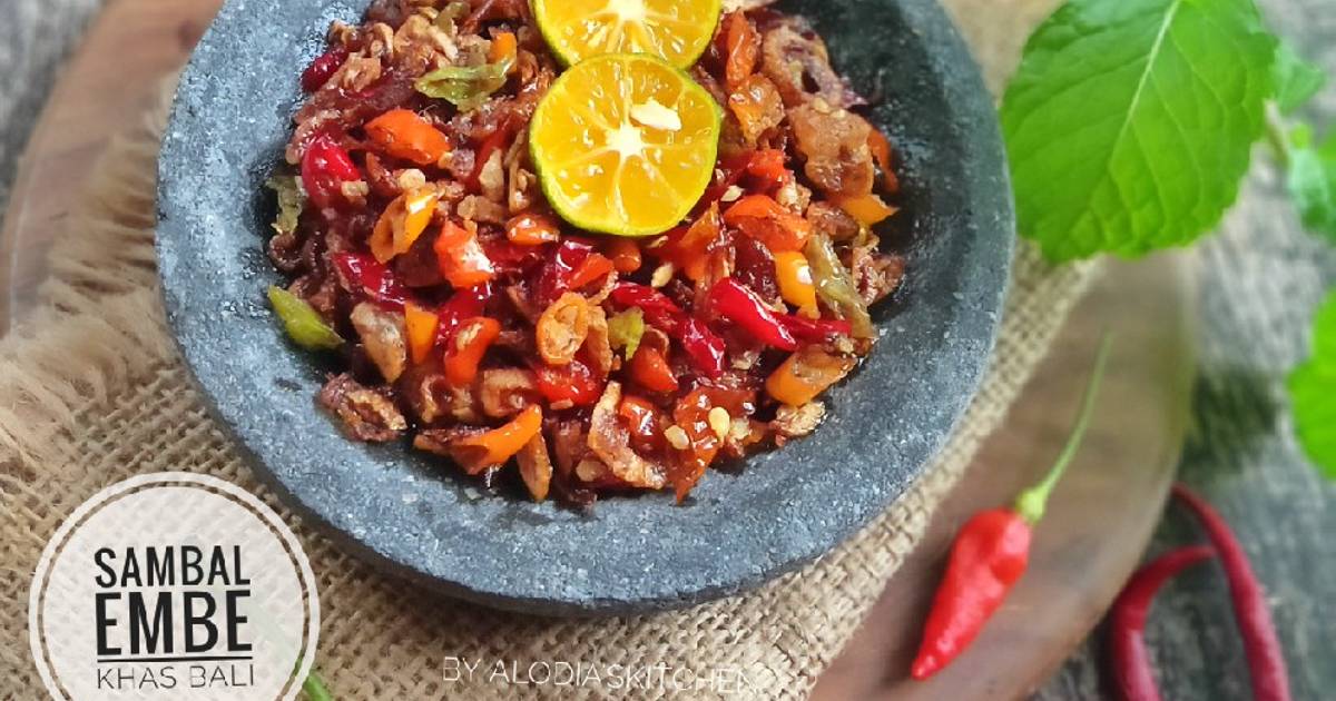 Resep Sambal Embe Khas Bali oleh Vey Alodia's Kitchen - Cookpad
