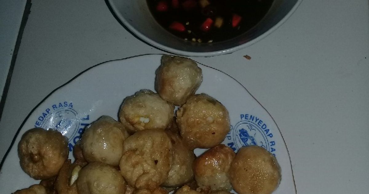 Resep Cilok Goreng Ketan Sambel Kecap Rawit oleh Thatin Solekhah - Cookpad