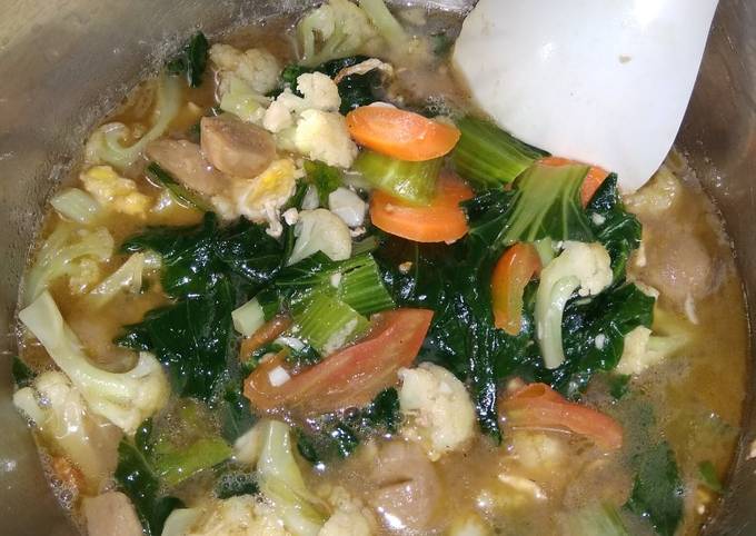 Resep 1. Capcay sayur dan bakso oleh ayu diah - Cookpad