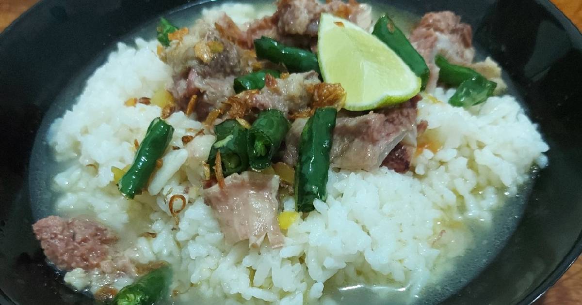 6 resep nasi becek enak dan mudah - Cookpad