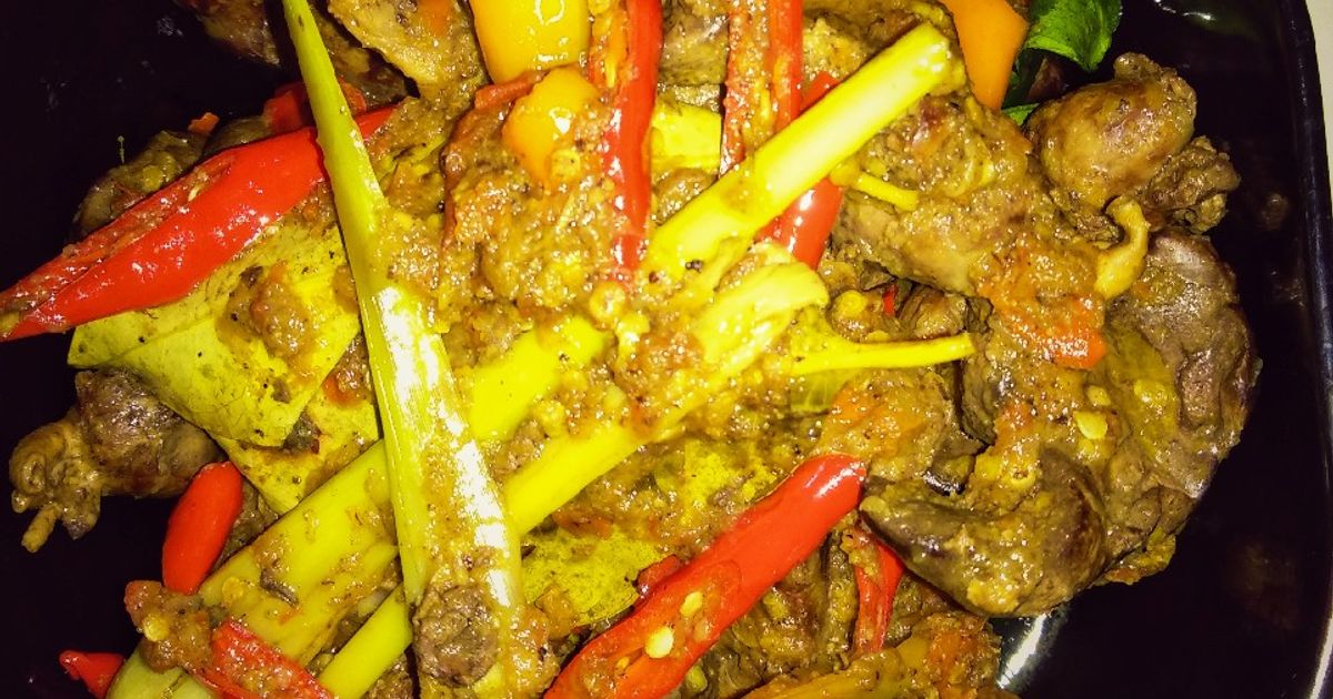 Resep Jeroan Ayam Bumbu Rempah oleh Mamae Kirei - Cookpad