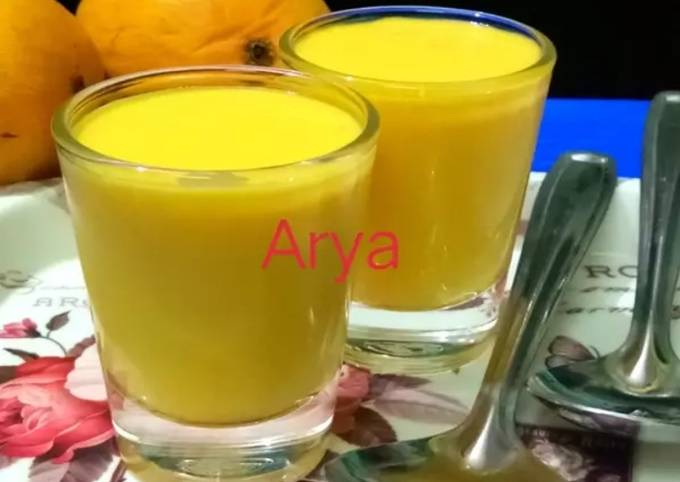 Mango lassi Recipe by Arya Paradkar - Cookpad