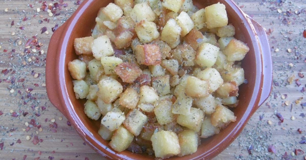 Crispy Cube Shaped French Fries Recipe By Foodzesty