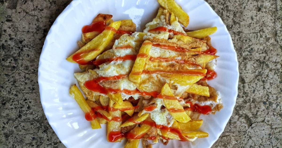 Classic Chips Mayai Recipe by Foodieschronicles - Cookpad