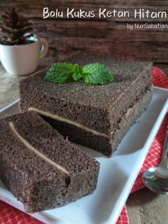 Resep Bolu Kukus Ketan Hitam Keju Lumer (Viral💖) oleh Neng Ina - Cookpad
