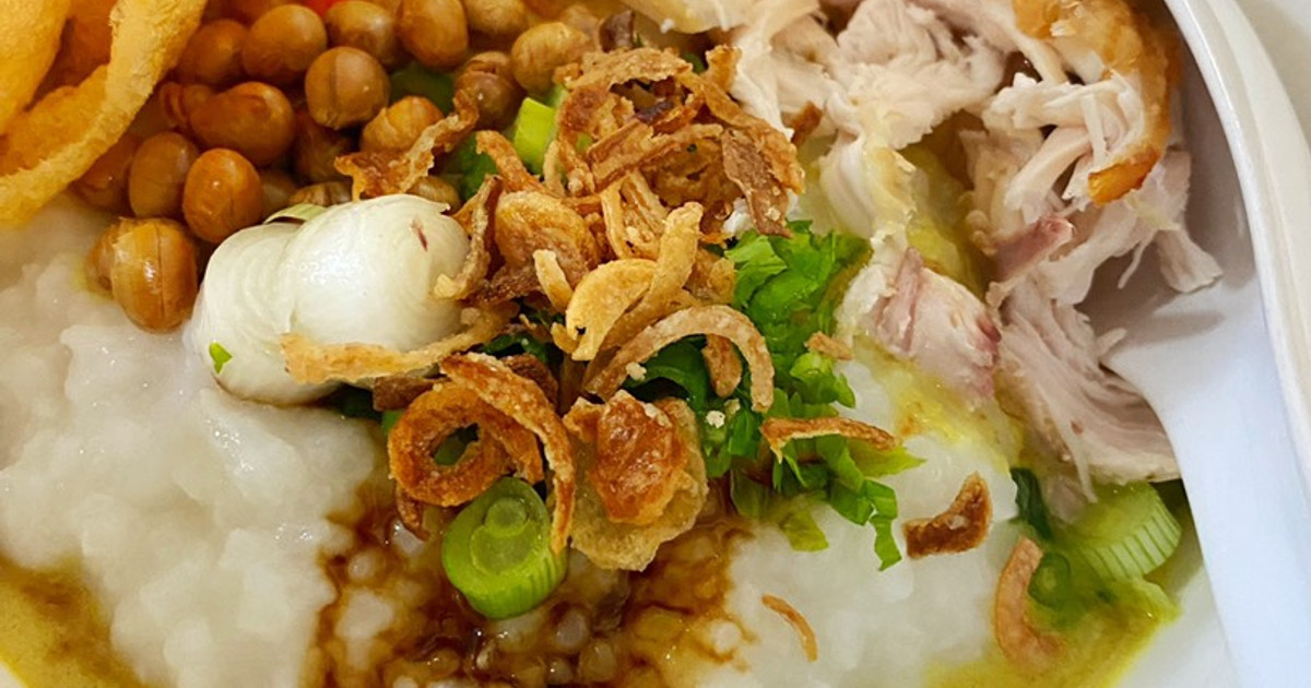 Resep Bubur Ayam Kuah Santan oleh dishbyvn - Cookpad