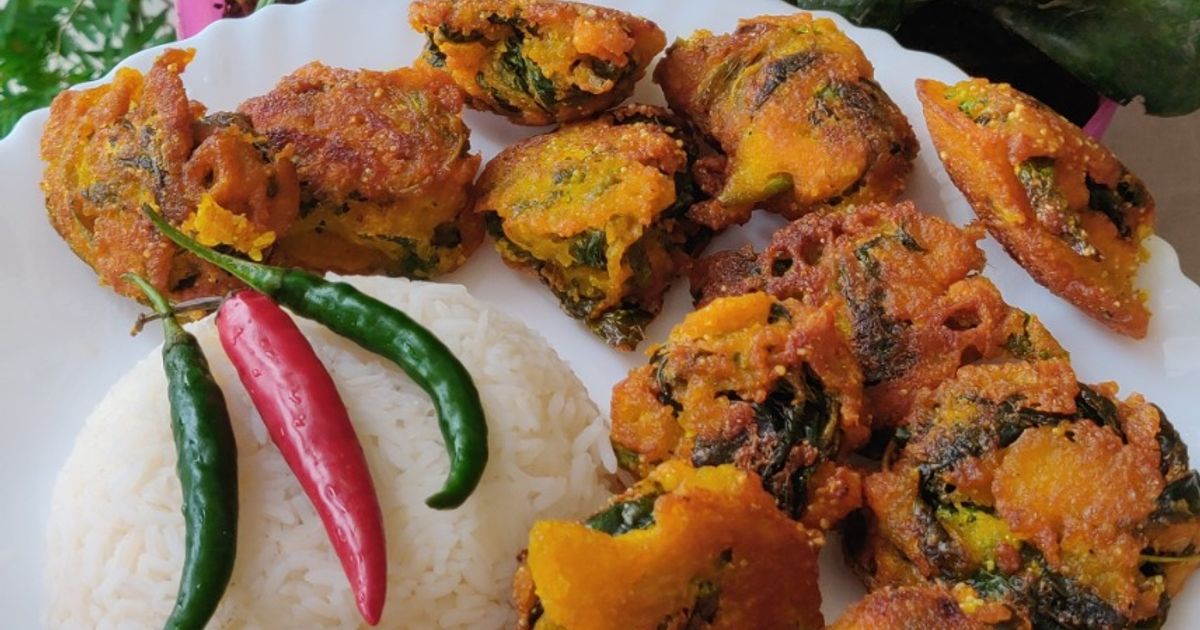 Pompi Das. দ্বারা পাট পাতার বড়া(Pat Patar Bora Recipe In Bengali ...