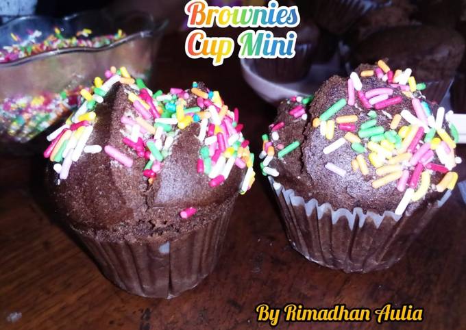 Resep Brownis Cup Mini oleh Rimadhan Aulia Muchti - Cookpad