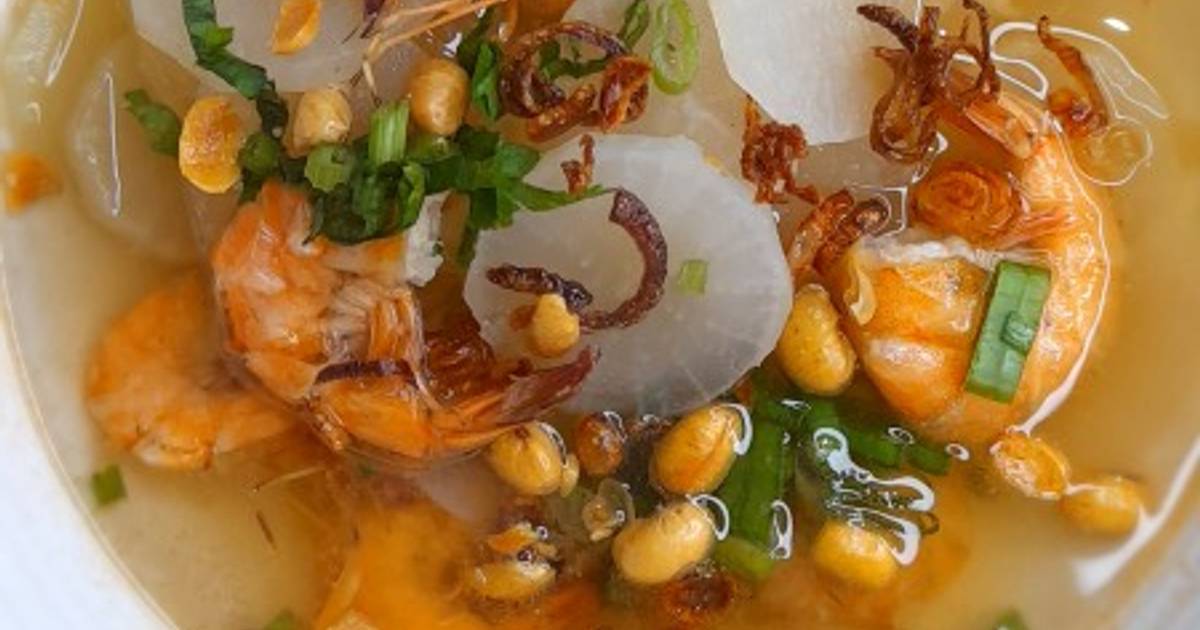 Resep Sup Udang Lobak oleh dapur Makdin - Cookpad