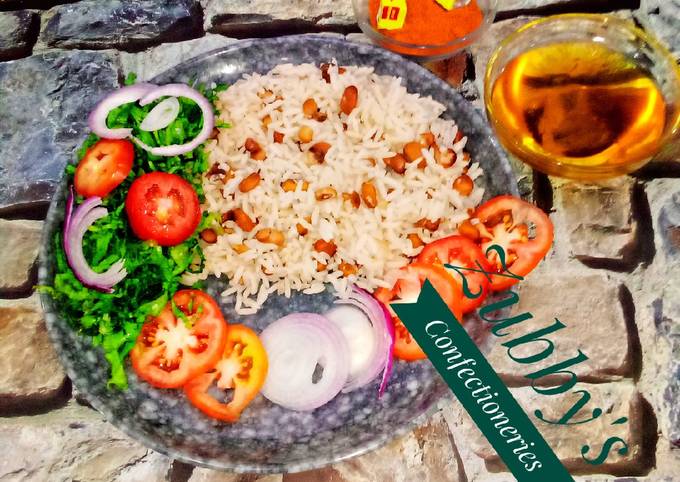 Rice & beans (garau-garau) Recipe by Zubaida Muniru - Cookpad