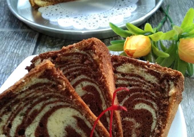 Resep Bolu Jadul Zebra oleh Nia Kurniawati - Cookpad