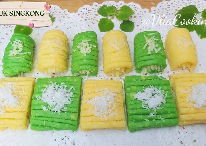 Resep GETUK LINDRI | GETUK KEJU Tanpa Cetakan, Mudah Enak Dan Legit oleh Vlia Cooking - Cookpad