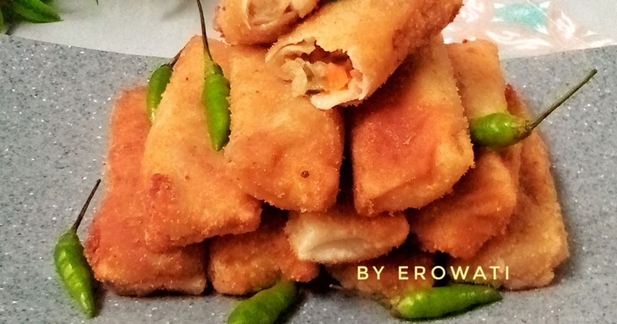 Resep Risoles Ragout Mini (Pakai Kulit Pangsit) oleh Erowati - Cookpad