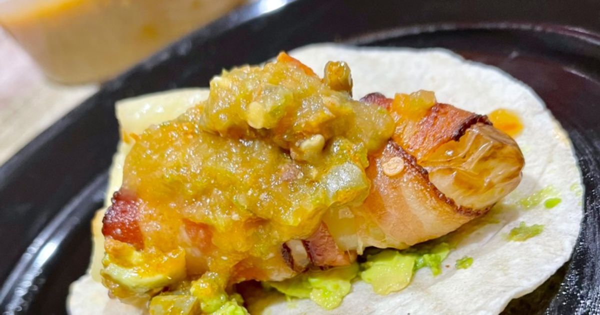 Chile Güerito Relleno De Queso Envuelto En Tocino 🥓 En Air Fryer Receta ...