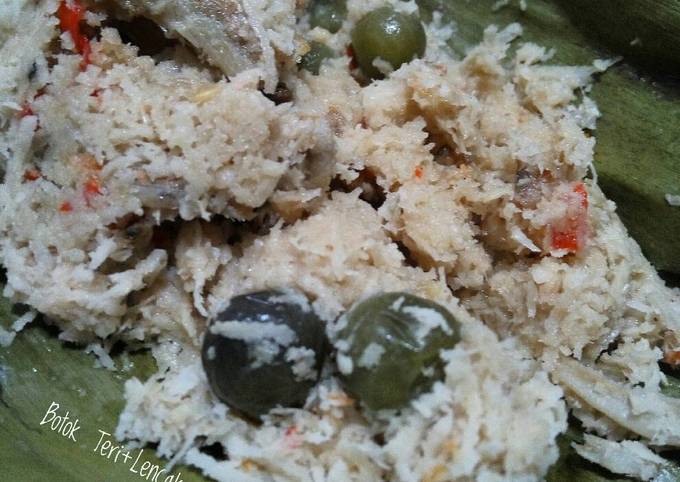 Resep Botok Teri Lencak oleh estu. kuncoro - Cookpad