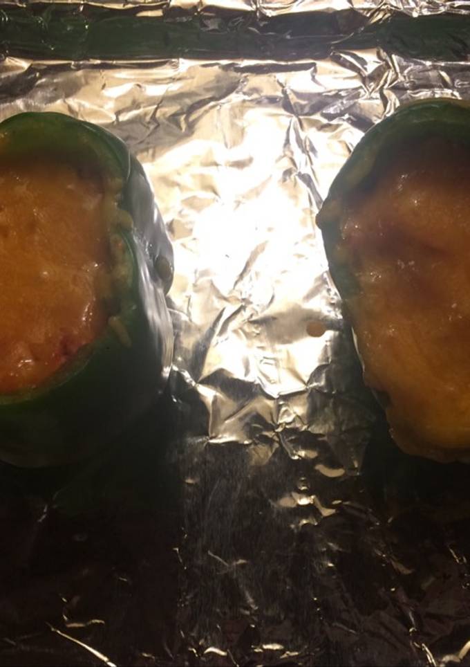 Easy Stuffed Peppers for Two Recipe by Plain Jane - Cookpad