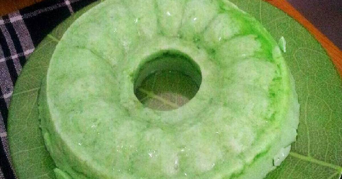 Resep Puding Tape Ketan Ijo (ngabisin sisa lungsuran smbhyang-recook ...