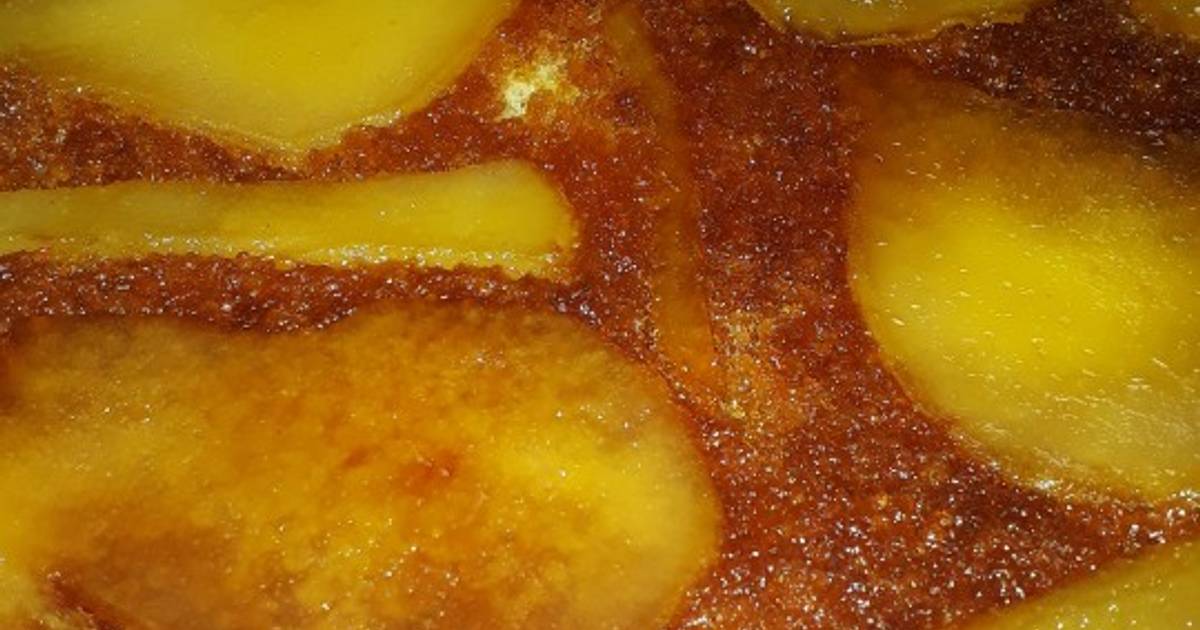 Torta invertida de pera 😋 Receta de Clau Zerrizuela- Cookpad