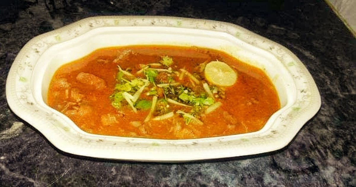 Beef Nihari Recipe by Madiha Muzammil Khanani - Cookpad