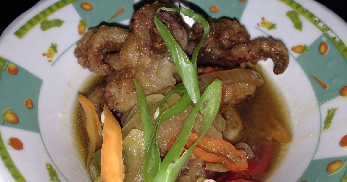 Resep Cumi Tepung Sauce Tiram oleh Deva Akief Zein - Cookpad