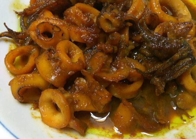 Resep Cumi goreng kecap oleh Guanting - Cookpad