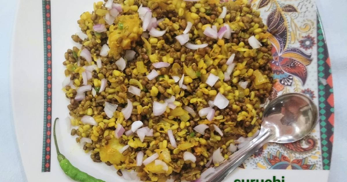 Sprouted Moong/green gram stir fry Recipe by Suruchi (Dr. Ruchi Sharma ...