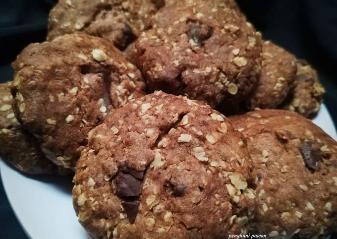Resep Coklat Oatmeal Kukis oleh Siti Zulfa Sentyaki - Cookpad
