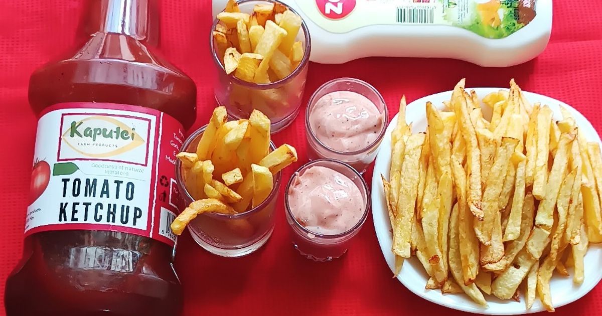 Mayochup French Fries Recipe by Sangita Vyas - Cookpad