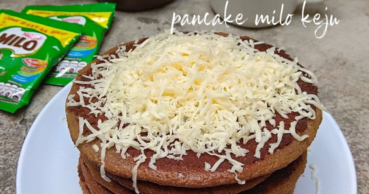 Resep 41. Pancake Milo Keju #Semarak Milokumilomu oleh Dapur Jihan ...