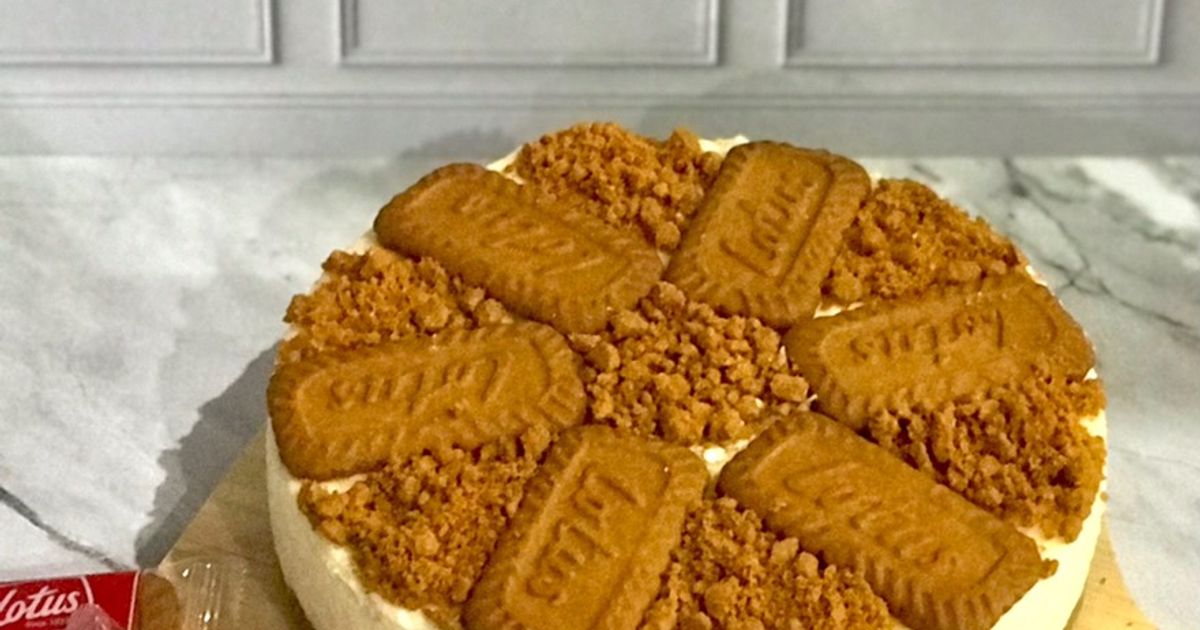 Resep Lotus Cheese Cake (No Bake, No Mixer) oleh Dapur Loli😋 - Cookpad