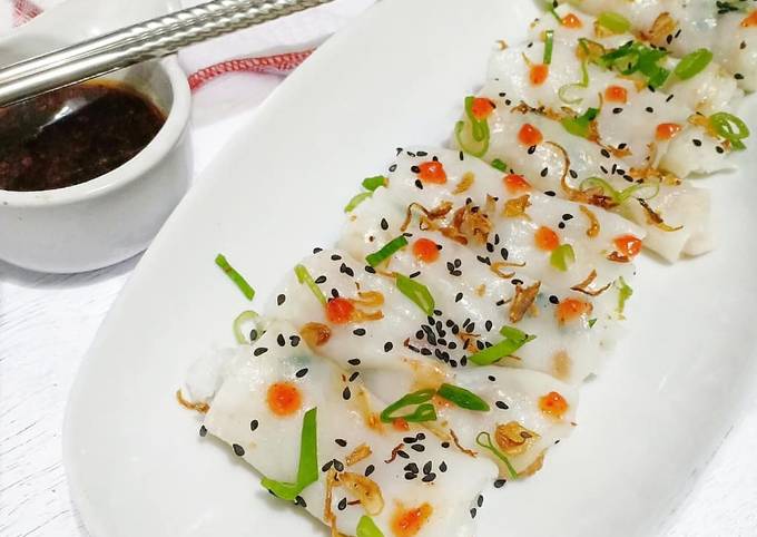 Resep Cheung Fan (rice noodle roll) oleh Najma Fiq - Cookpad