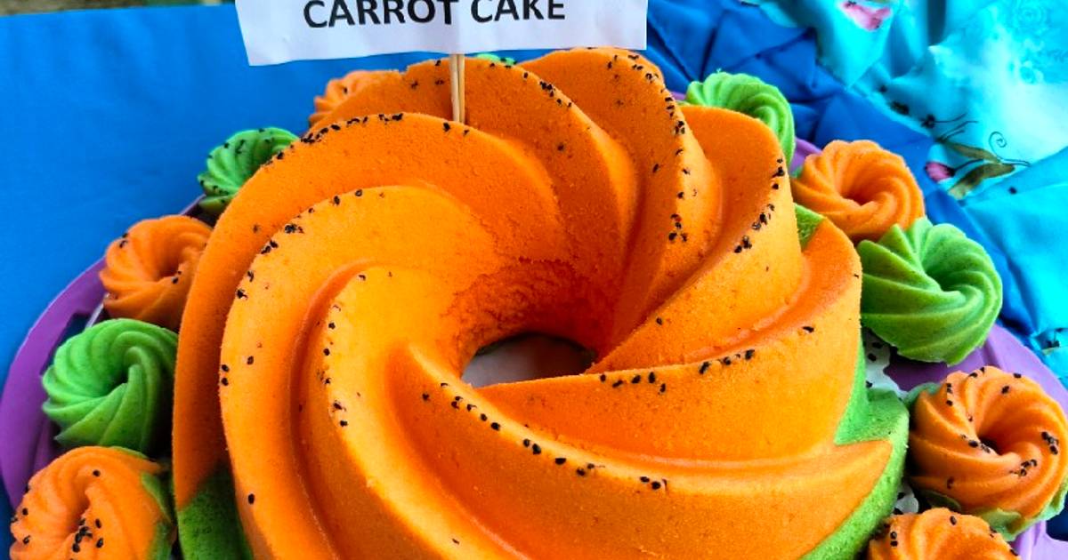 Resep Cake Wortel Bayam oleh Rita_Manik - Cookpad