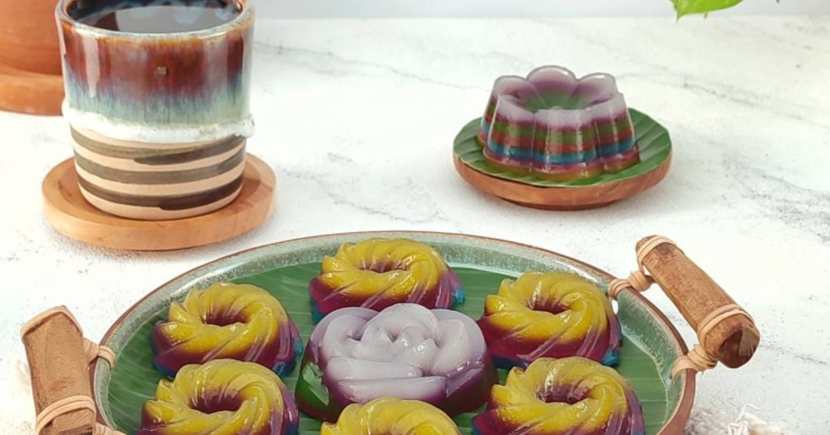 Resep Lapis Sagu Pelangi 🌈 oleh Laila_Huang - Cookpad