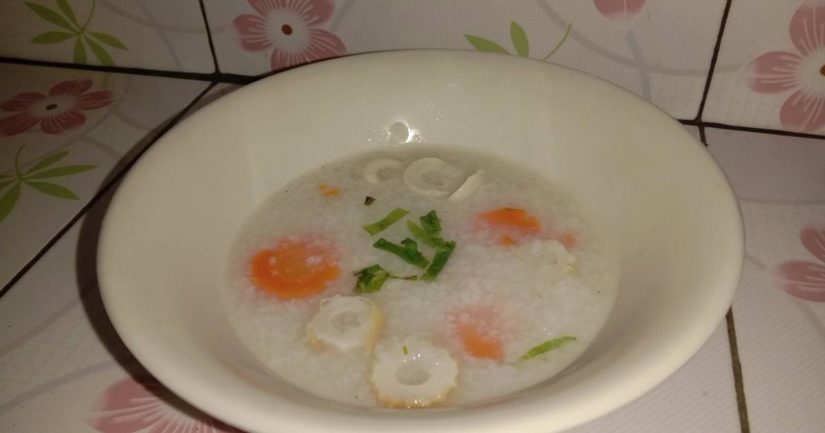 Resep Bubur chikuwa (Chinese style) oleh Belia Putri - Cookpad