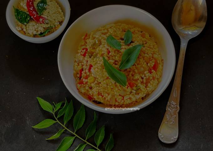 Foxtail Millet Upma with Coconut Chutney Recipe by Madhumita Bishnu ...