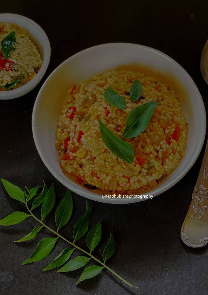 Foxtail Millet Upma with Coconut Chutney Recipe by Madhumita Bishnu ...