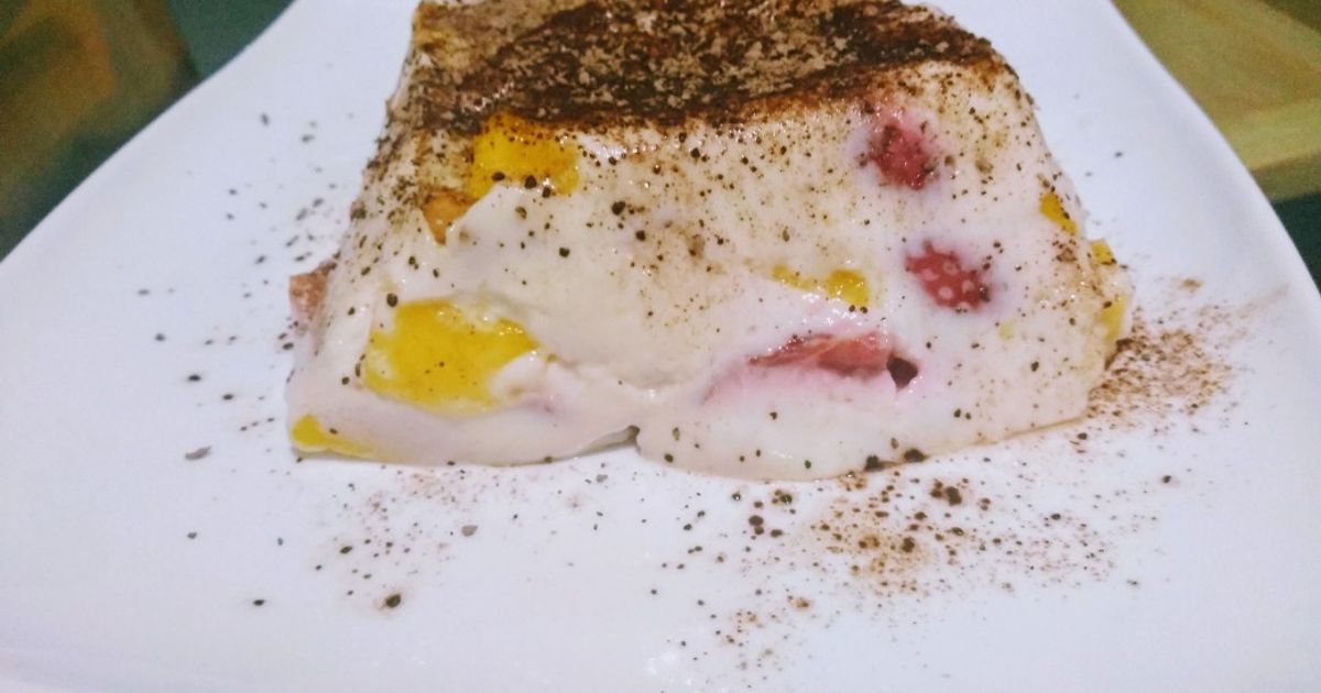Postre Tipo Natilla Con Frutas Receta de Maria Elena Rengifo- Cookpad