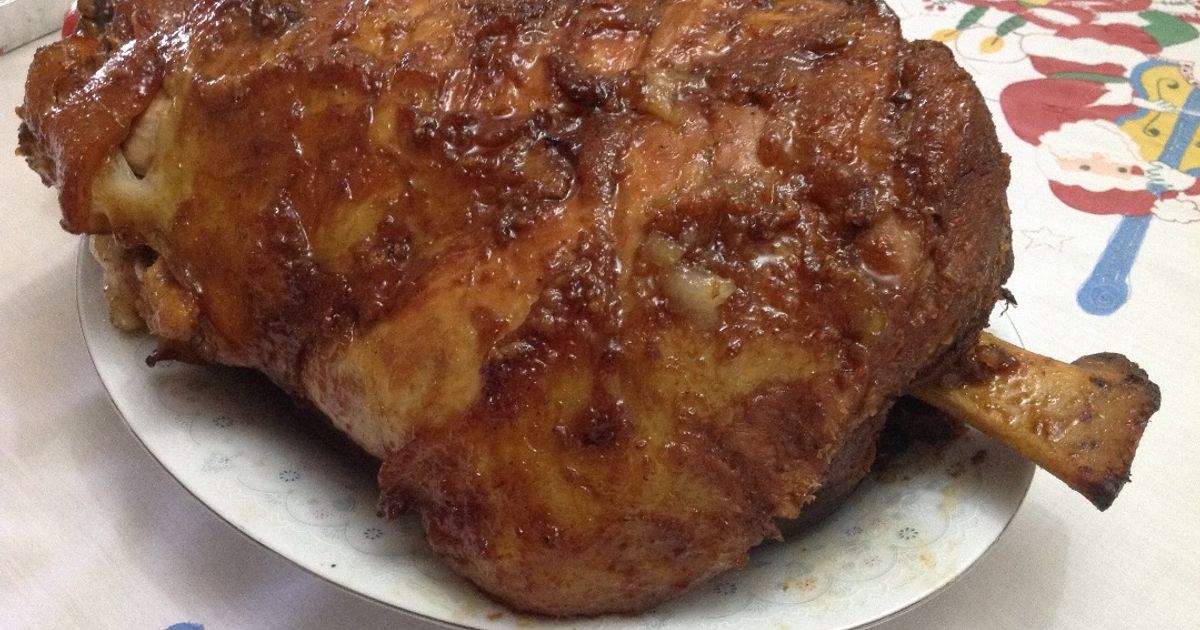 Pernil De Navidad Con Salsa De Panela. El Pernil De Doña Olga Receta de ...