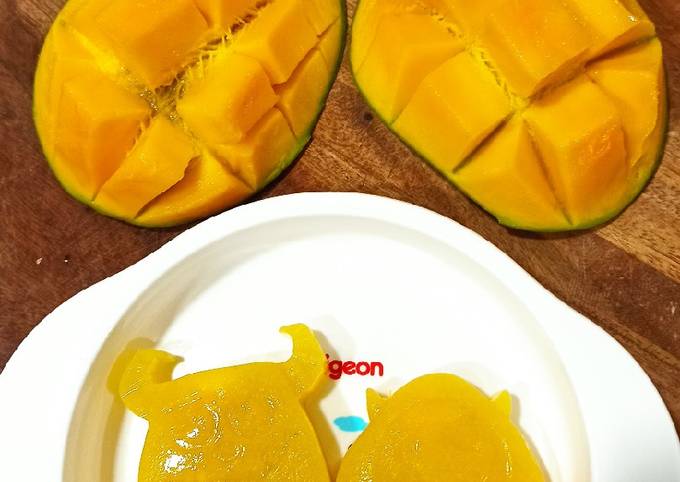 Resep Mango Silky Pudding, Snack Mpasi 9+ oleh Veronica's Kitchen - Cookpad
